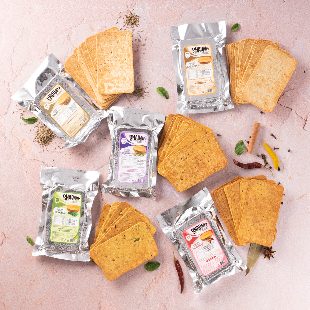 Roasted Whole Wheat Khakra Mobile Combo (Pack Of 10)